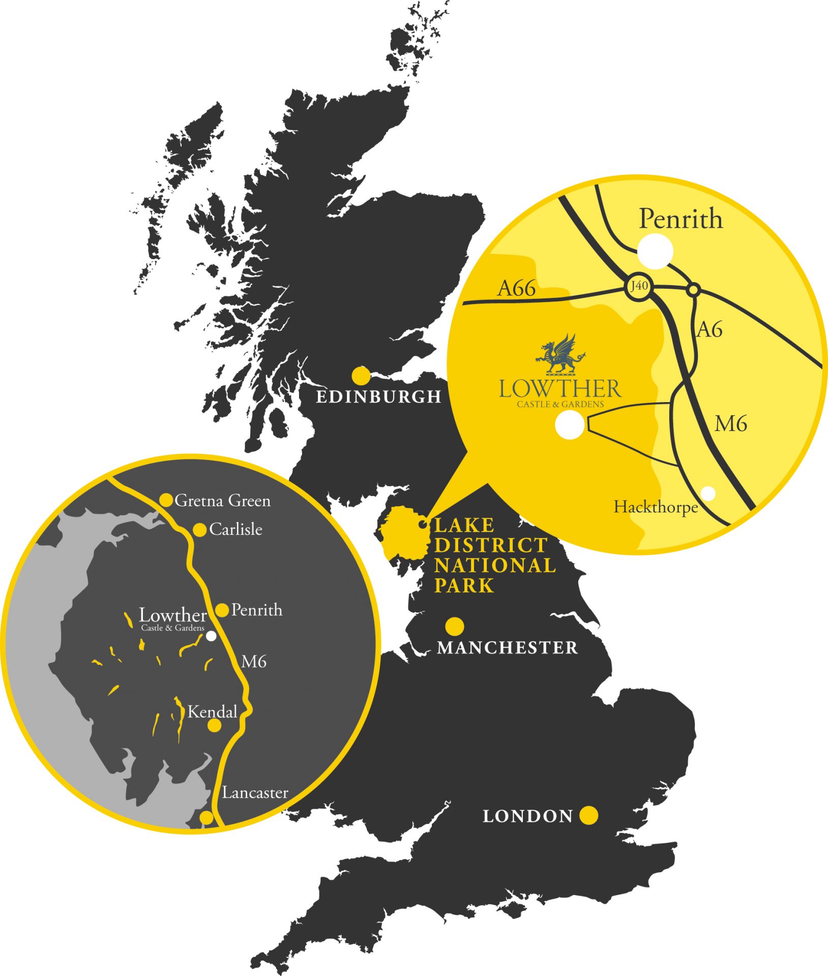 Directions - Lowther Castle & Gardens